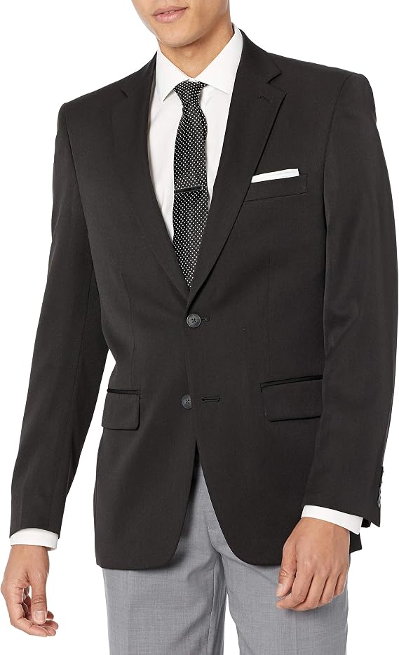 Haggar Men's Travel Performance Gabardine Tailored-Fit Suit Separate ...