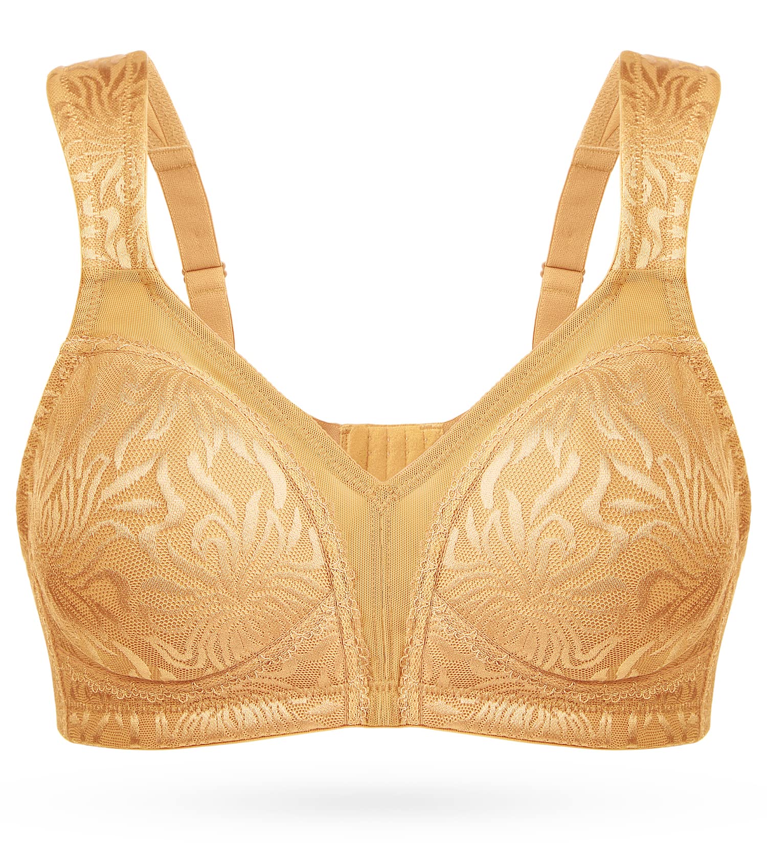 Wingslove Women's Full Coverage Non Padded Comfort Minimizer Wire-Free ...