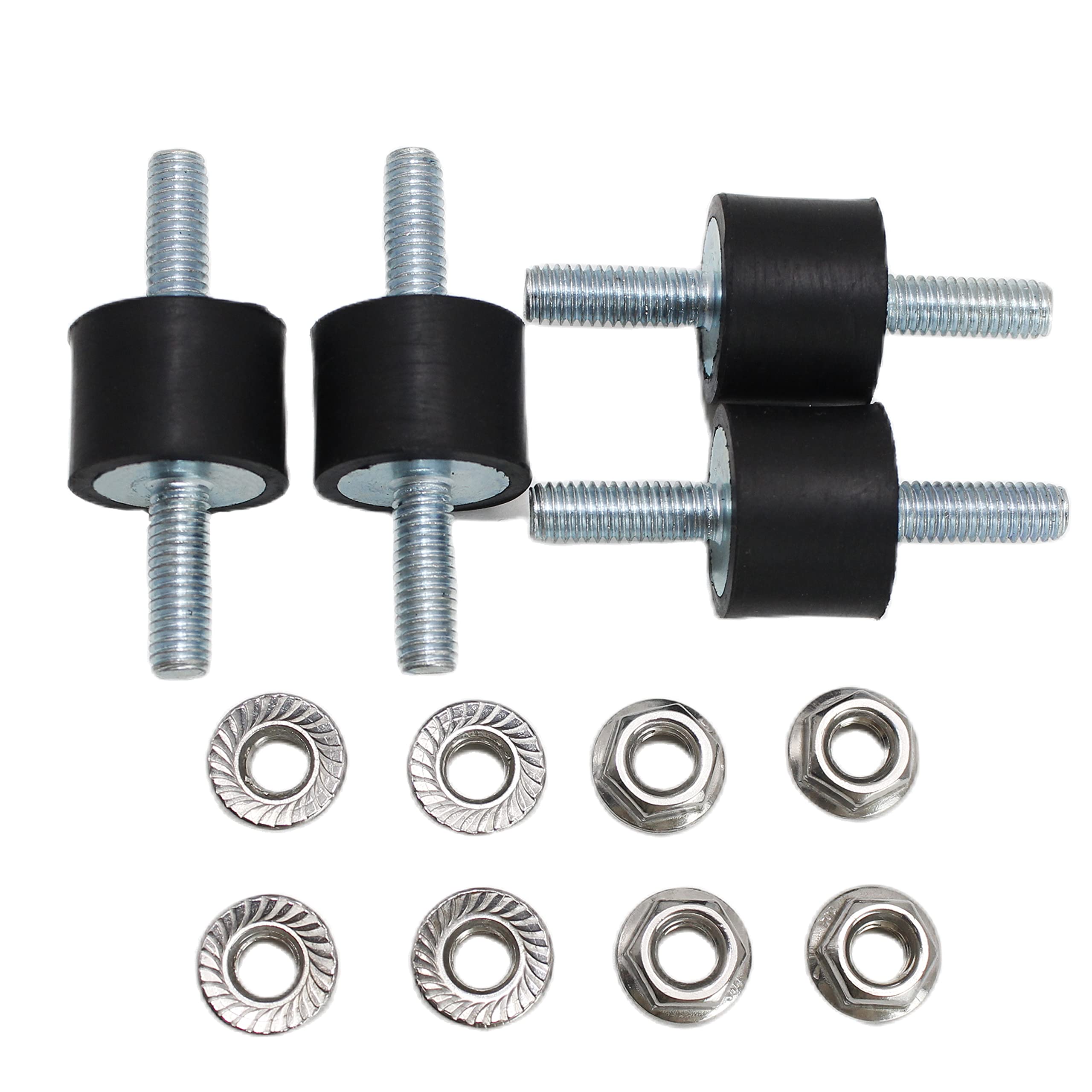 Mua M6 Rubber Studs Shock Absorber Anti-Vibration Isolator Mounts 4 ...