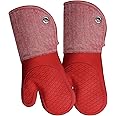 Amazon.com: Professional Microwave Silicone Oven Mitts one Pair ...