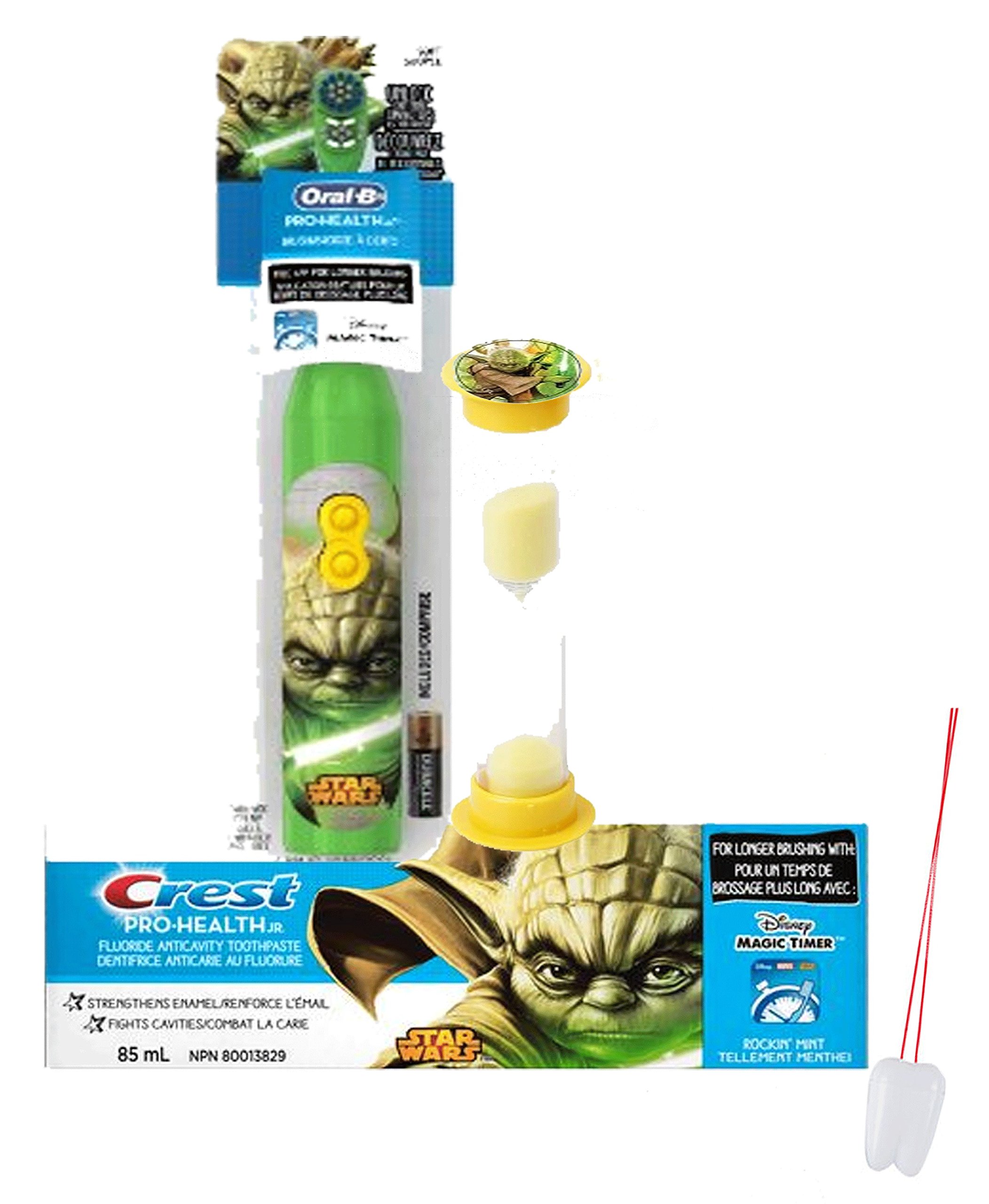 Buy Star Wars Yoda Inspired Bright Smile 3pc Oral Hygiene Set! Turbo ...