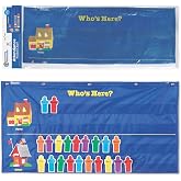 Amazon.com: Learning Resources Helping Hands Pocket Chart, 30 Card ...