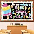 Amazon.com: Summer Ice Pop Bulletin Board Decorations Set, Colorful ...