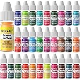 Amazon.com : Food Coloring Liquid - 18 Food Grade Vibrant Colors Food ...