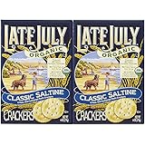 Amazon.com: Late July Organic Round Saltine Crackers, 6 oz