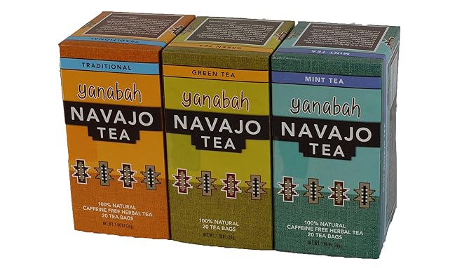 Amazon.com : Yanabah Tea Sampler: Traditional Navajo Tea-Navajo & Mint ...