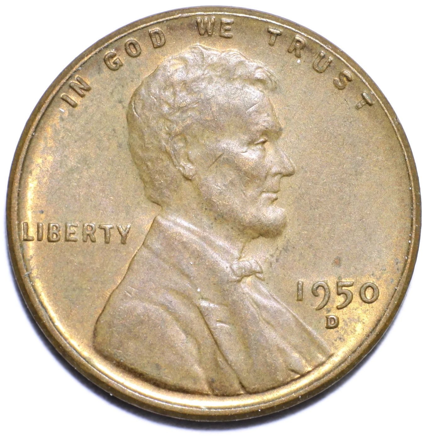 1950 D Lincoln Wheat Penny Good at Amazon's Collectible Coins Store