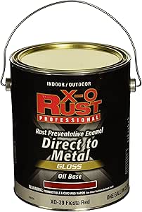 True Value XO39-GL XO Rust Protection Rust Protection-Gallon Fiesta Red ...