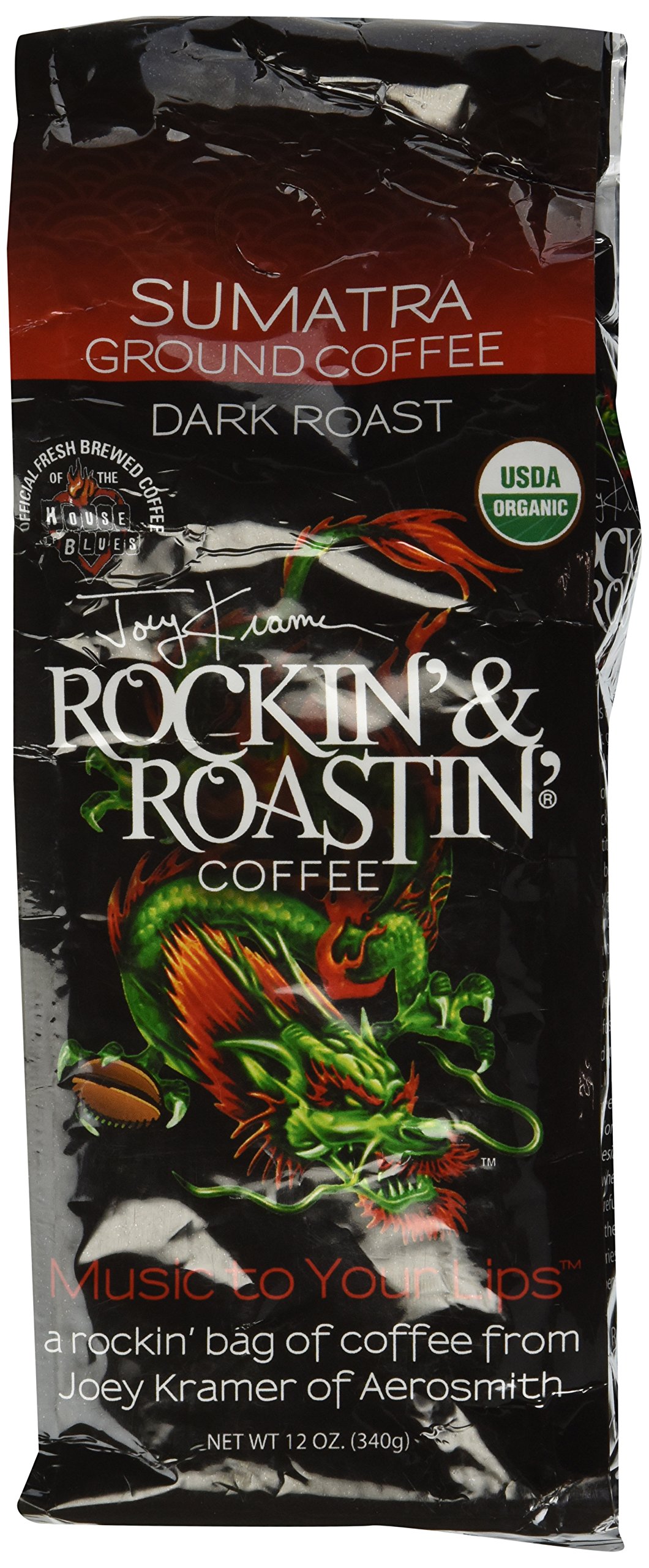 Amazon.com : Joey Kramer Rockin' & Roastin' 100% Arabica Sumatra ...
