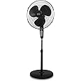 Amazon.com: BLACK+DECKER BFSR18B 18 Inches Stand Fan with Remote, Black ...