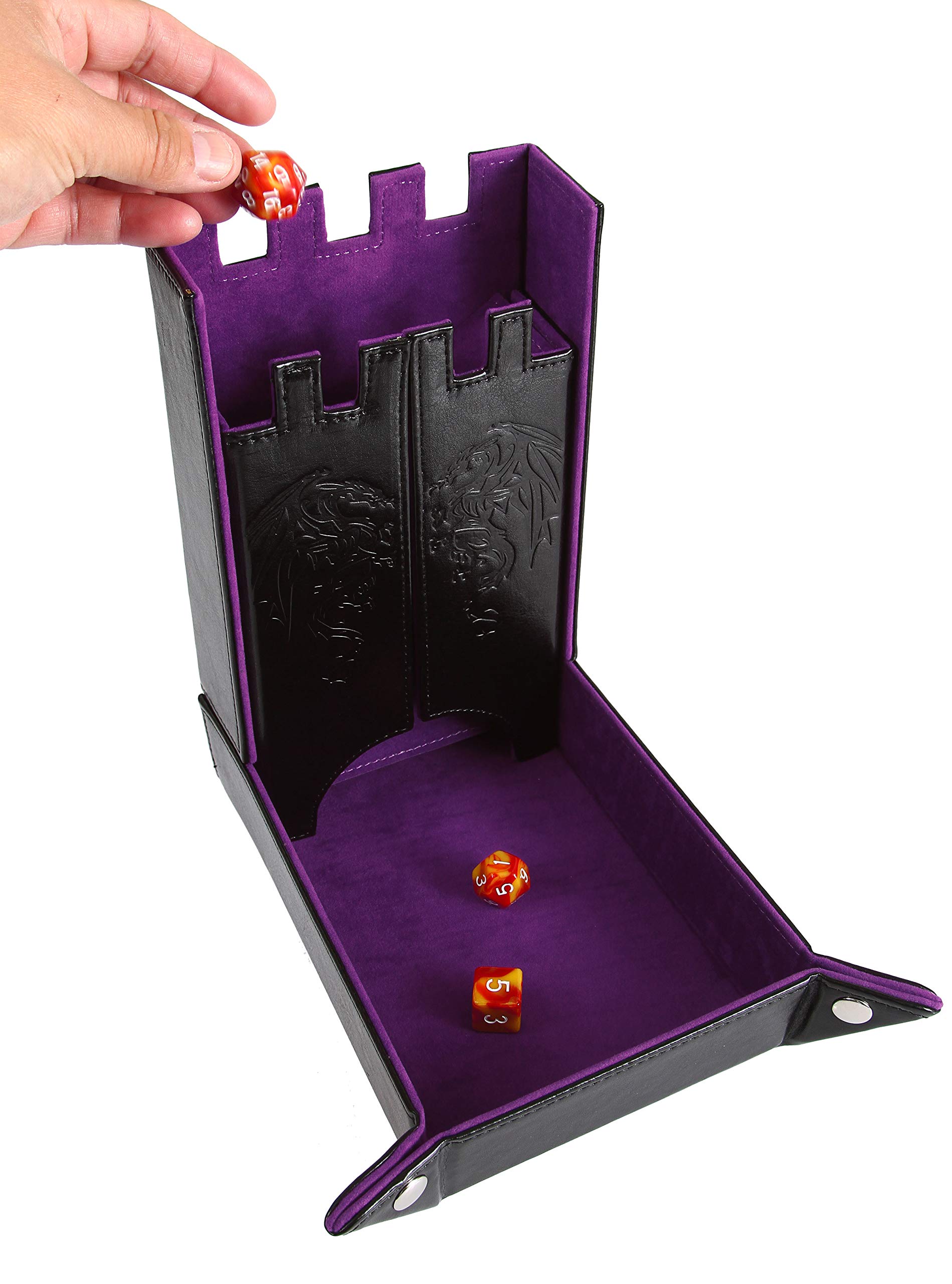 Mua Forged Dice Co. Draco Castle Foldable Dice Tray and Dice Tower ...