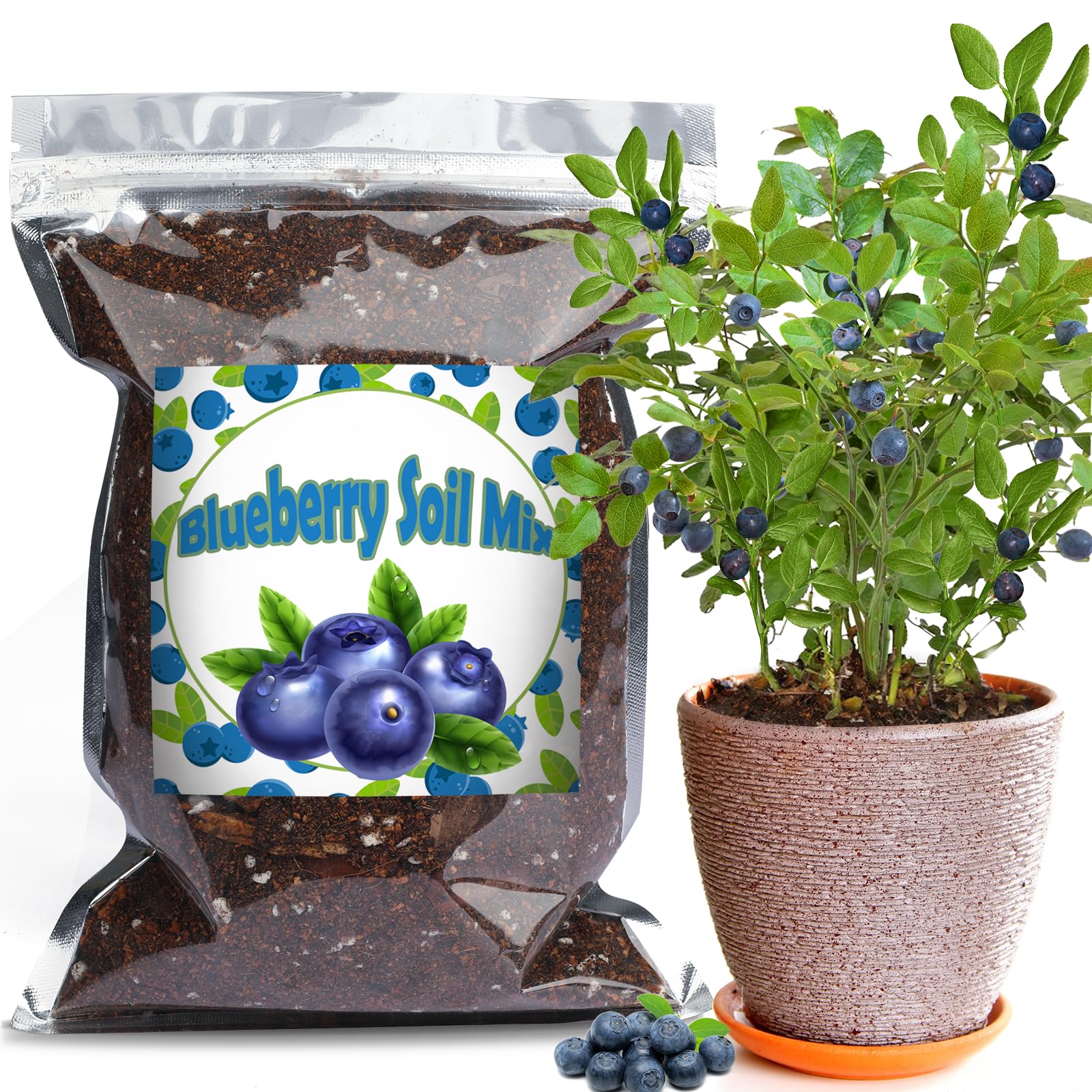 Doter Organic Blueberry Soil Mix, Indoor Plants Potting Mix for All ...