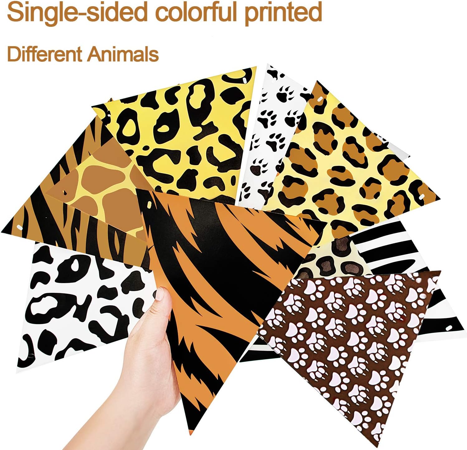 2 Pieces Jungle Safari Banner Animal Themed Bunting Banner Leopard ...