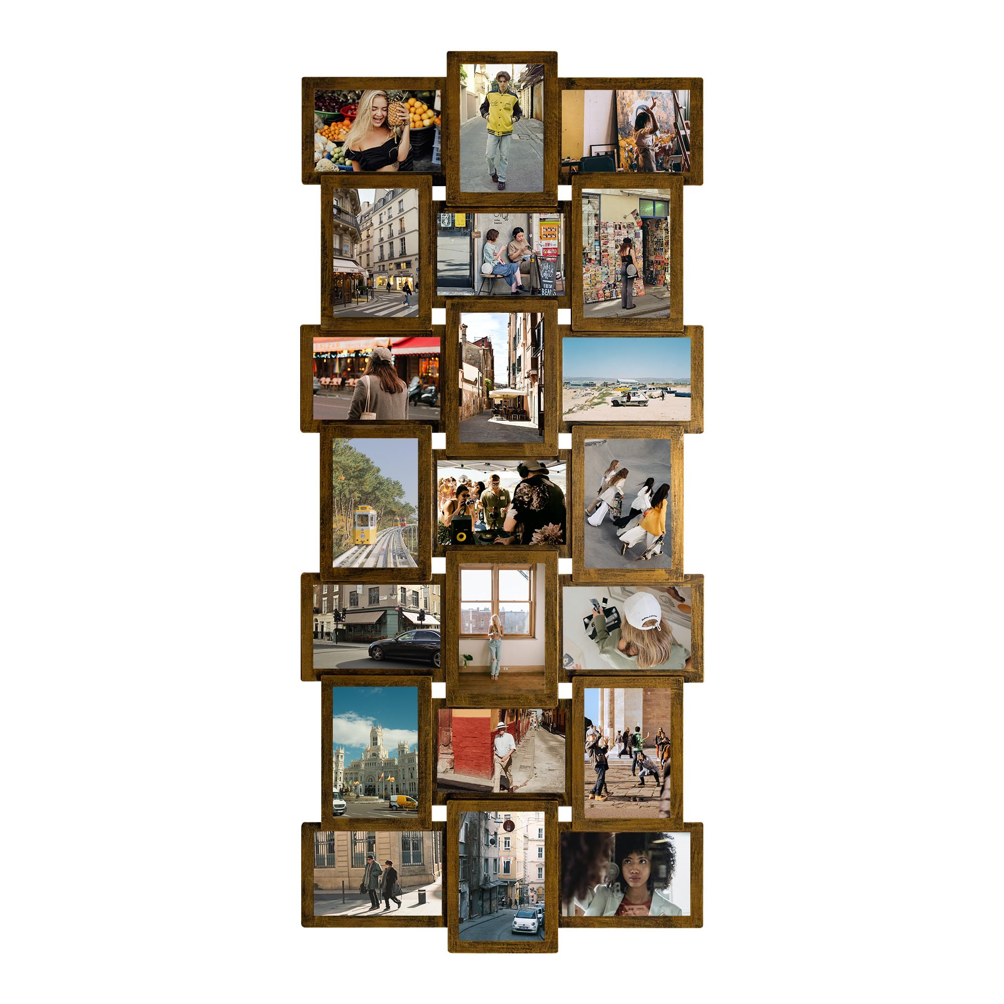 Jerry & Maggie 4X6 Collage Picture Frames for Wall Decor, 21 Opening ...