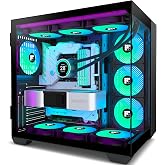 Amazon.com: FOIFKIN F300 PC Case - Pre-Installed 3 PWM No RGB Fan, ATX ...