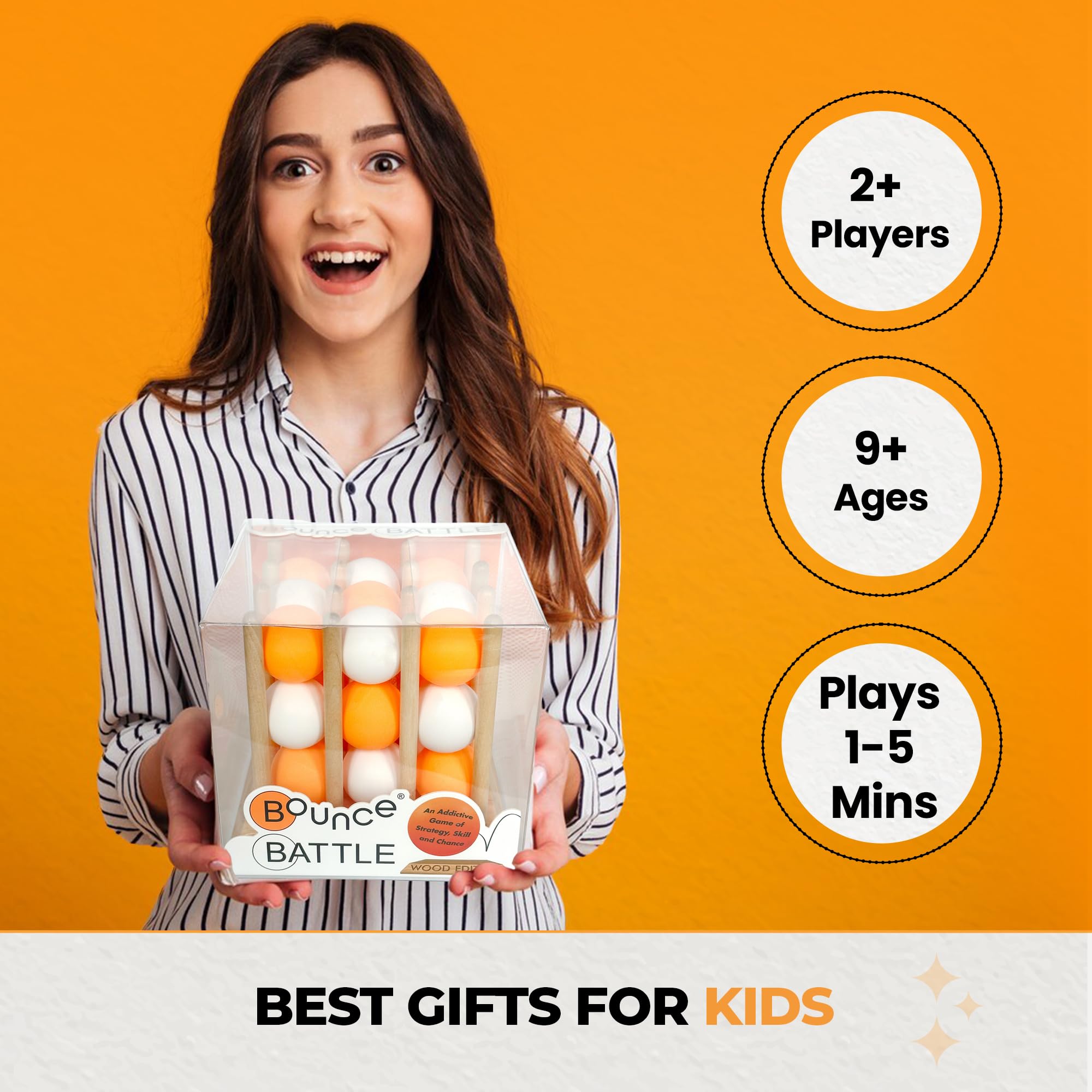 Mua Bounce Battle Wood Edition Game Set - Multiplayer Fun Games for ...