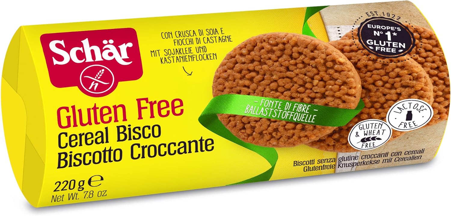 Dr. Schar Cereal Bisco Galletas - 220 gr: Amazon.es: Alimentación y bebidas