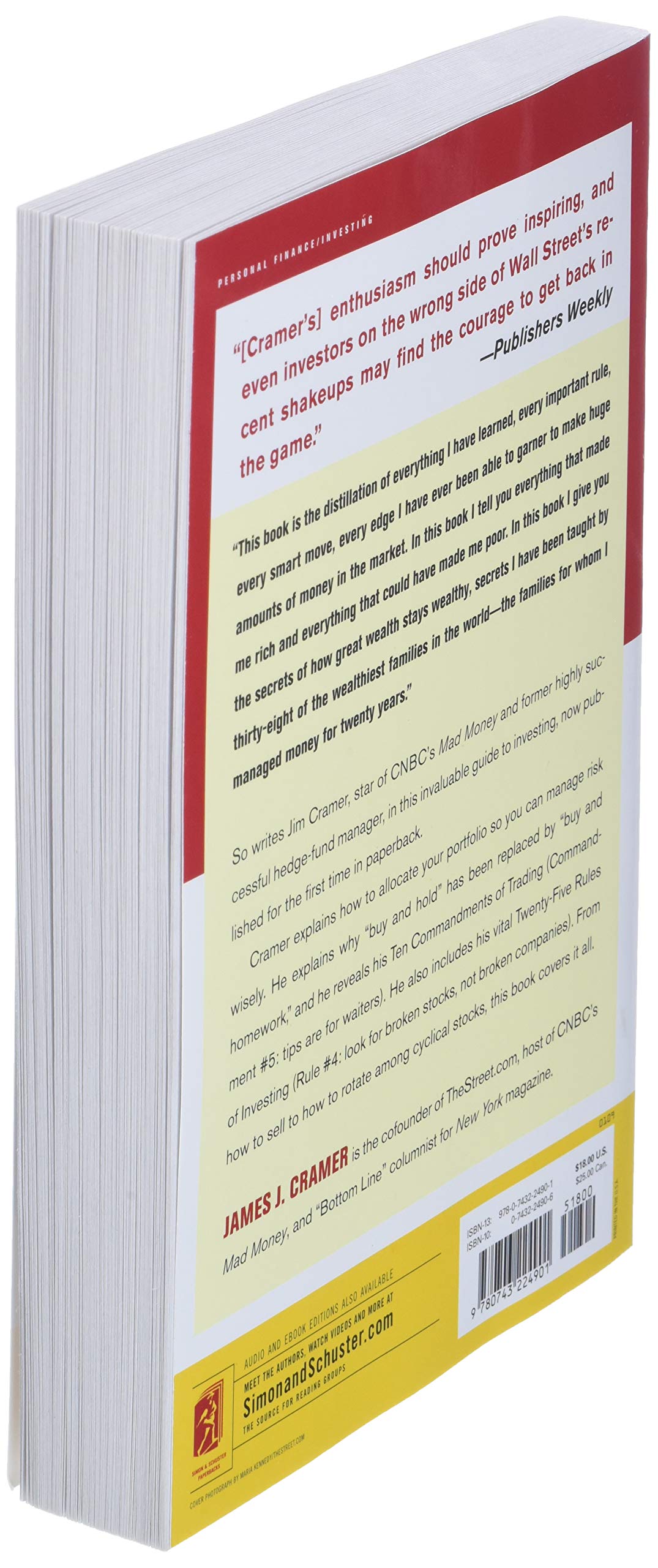 Jim Cramer Books Amazon - Ingenuity And Good Luck Cramer S Mad Money ...