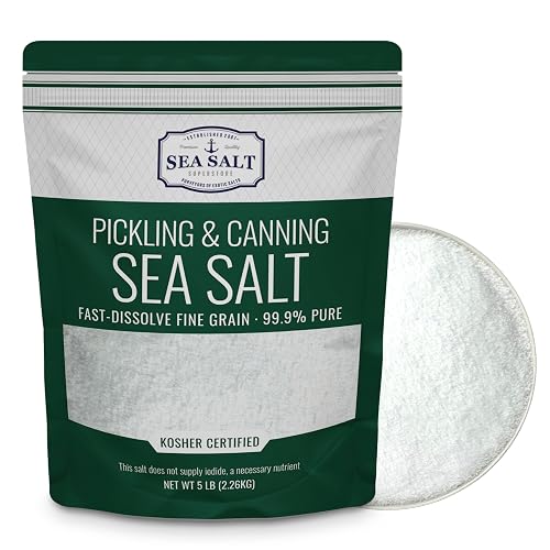 Pickling and Canning Salt, Curing for Natural Preserving, Non-Iodized ...