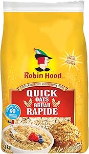 Robin Hood 100% Whole Grains Quick Oats 1kg: Amazon.ca: Grocery