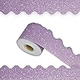 Amazon.com: WUYUEJXI 65Feet Bulletin Board Borders, Shine Scalloped ...