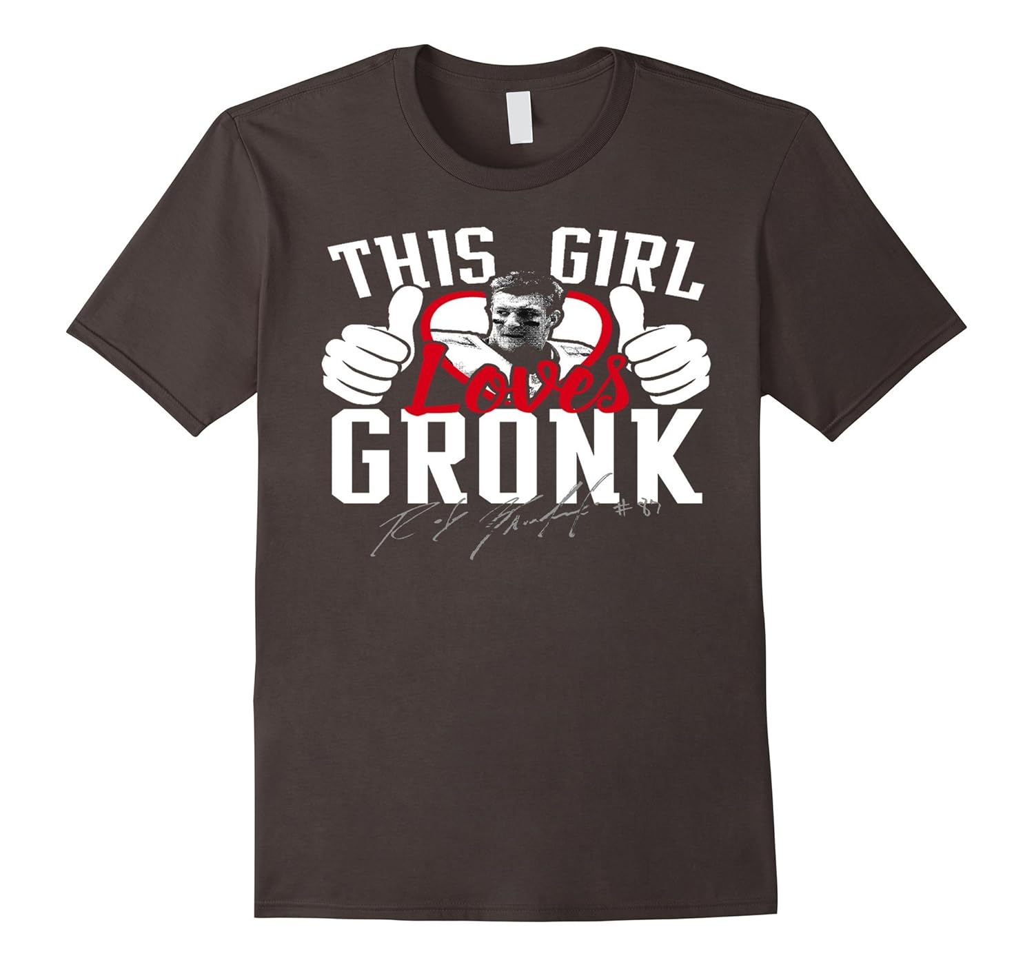 OFFICIAL THIS GIRL LOVES GRONK TEE T SHIRT-TD – Teedep