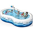 Amazon.com: Inflatable Pool for Kids and Adults, 130” x 72” x22” Large ...