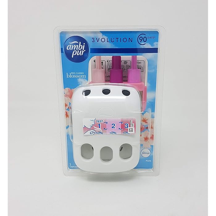 Buy Ambi Pur 3volution Red Cherry Blossom Air Freshener Plug in Starter ...