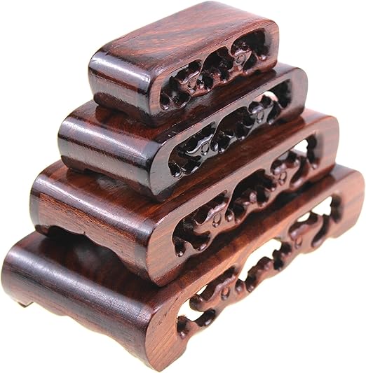 Amazon.com: Oriental Furniture Chinese Display Stand Wooden Rectangle ...