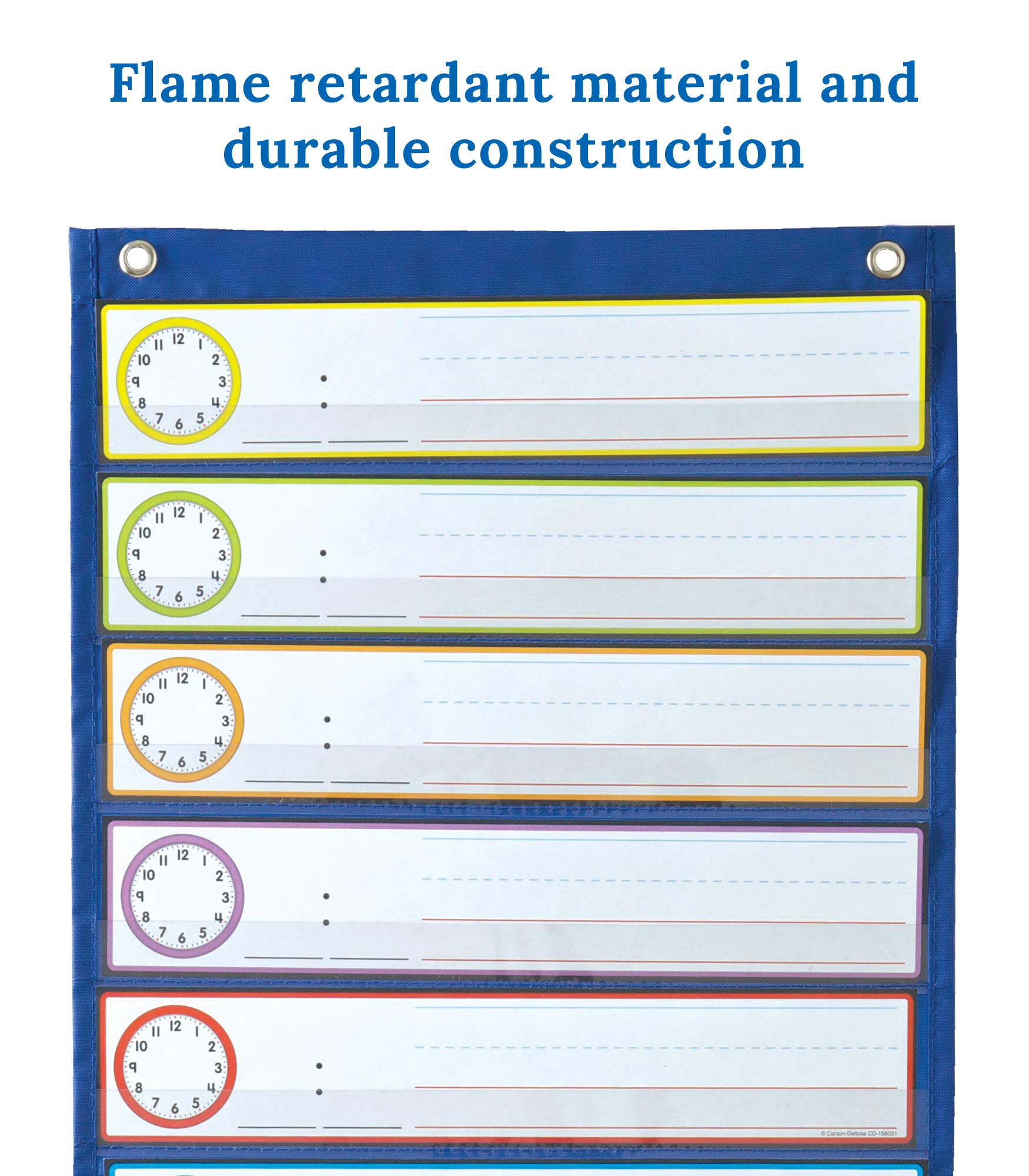 Mua Carson Dellosa 13” x 36” Deluxe Daily Schedule Pocket Chart, 12 ...