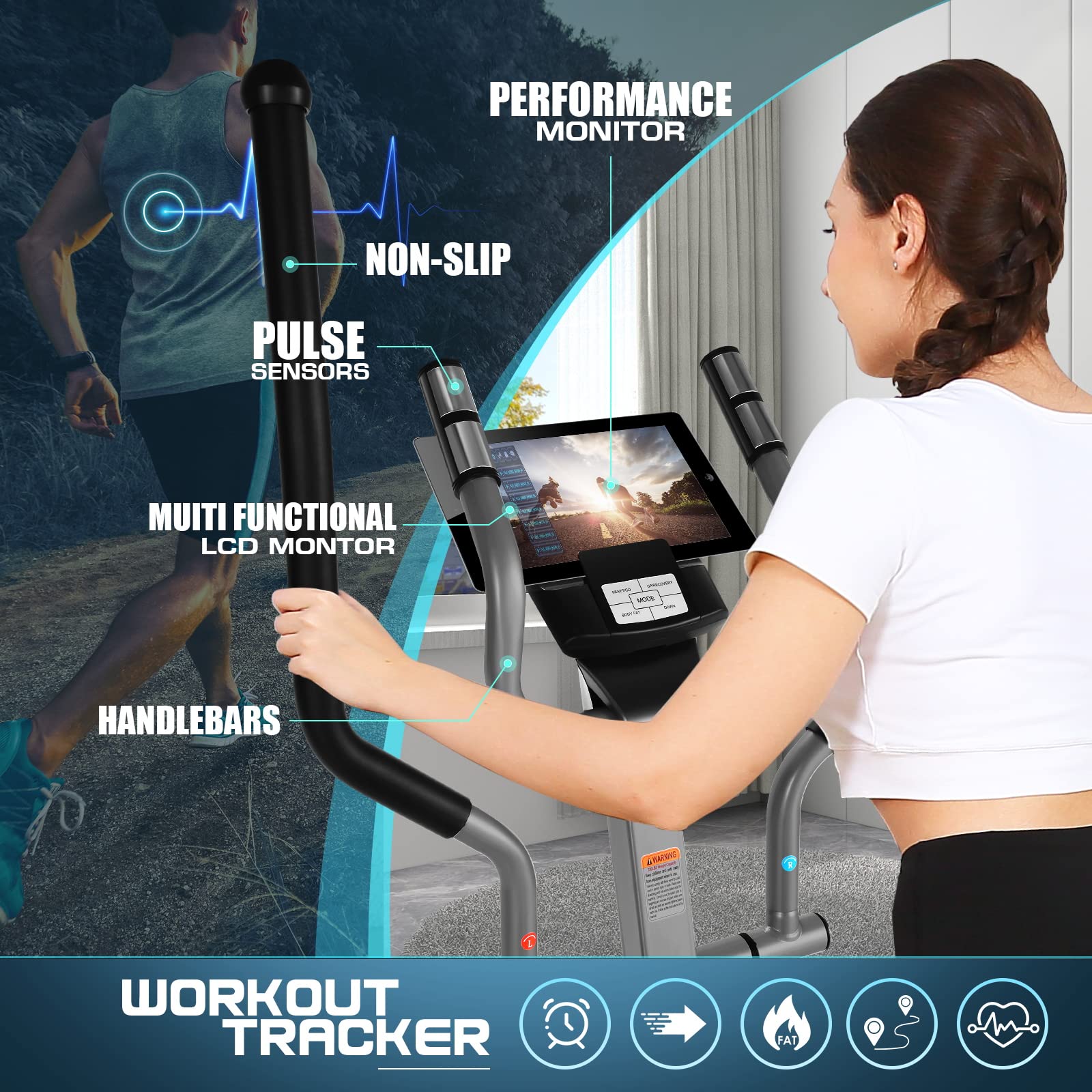 Mua YOUNGFIT Elliptical Machine, Exercise Machine Trainers with 90% Pre ...