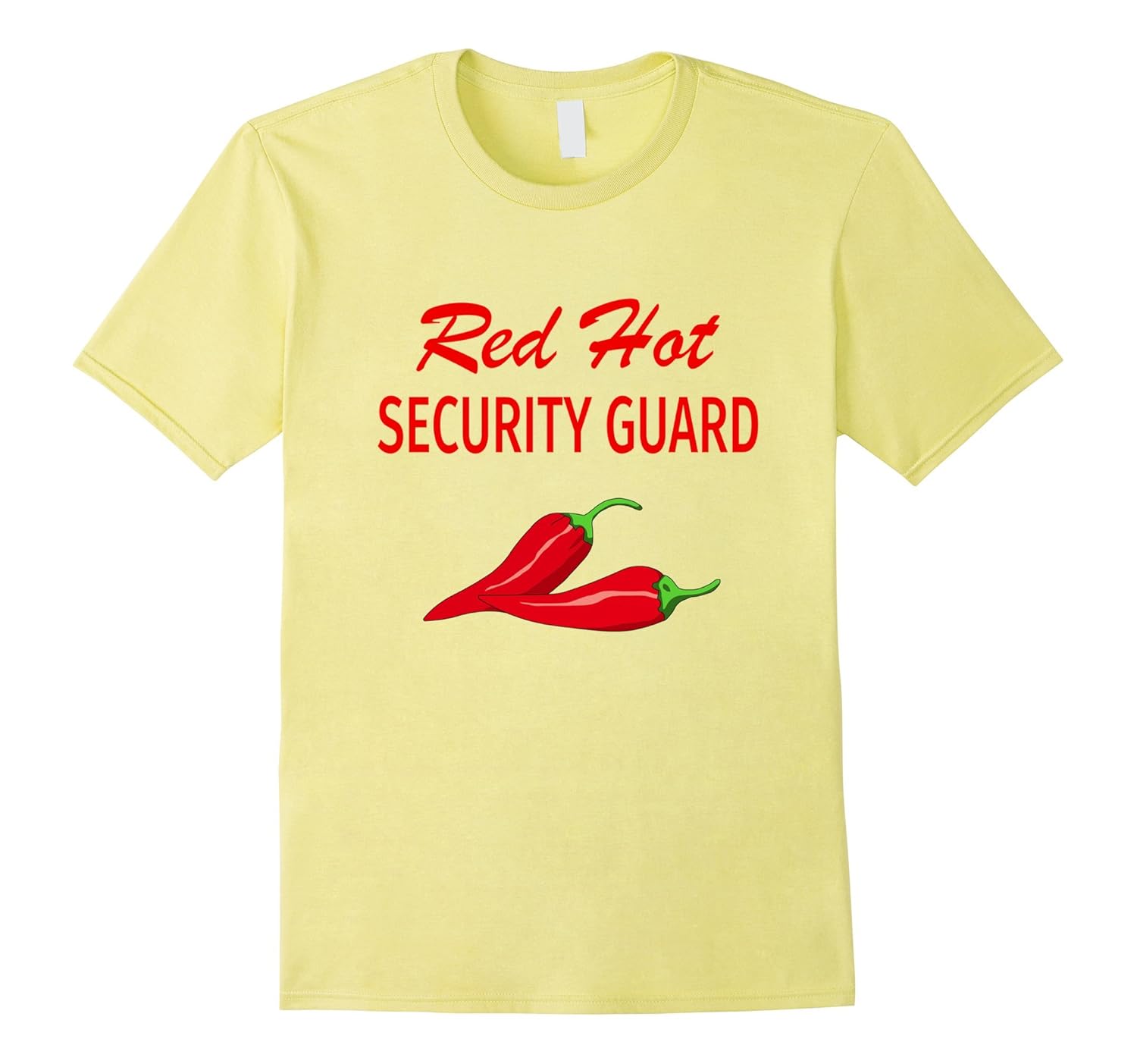 Funny Security Guard T Shirt Gift Red Hot-TJ – theteejob