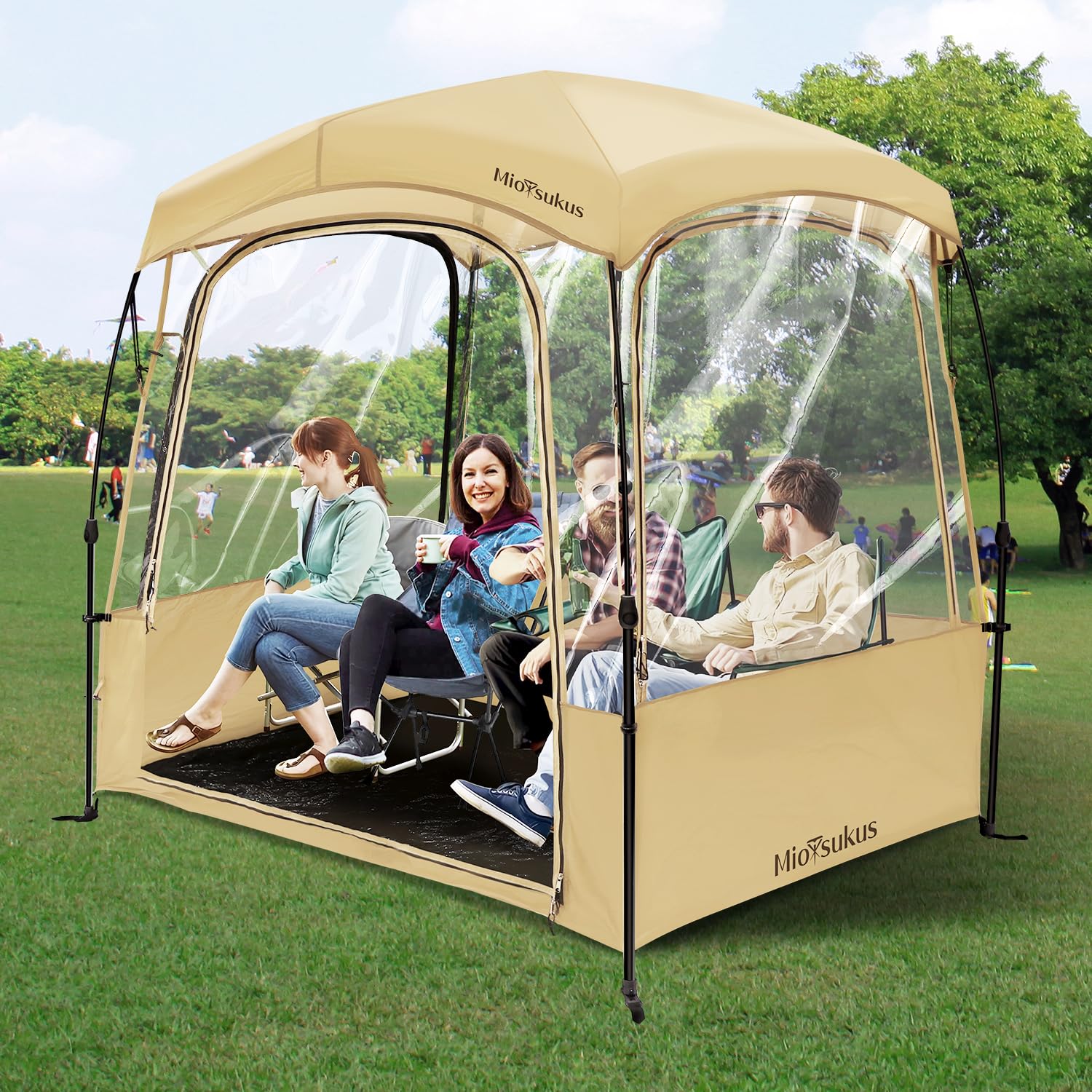 Sports Tent, Instant Weather Proof Pod, Pop Up Bubble Clear View Tent ...
