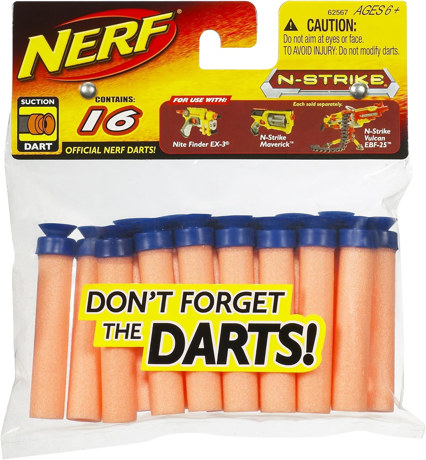 Nerf Suction Darts, 16-Pack – BigaMart