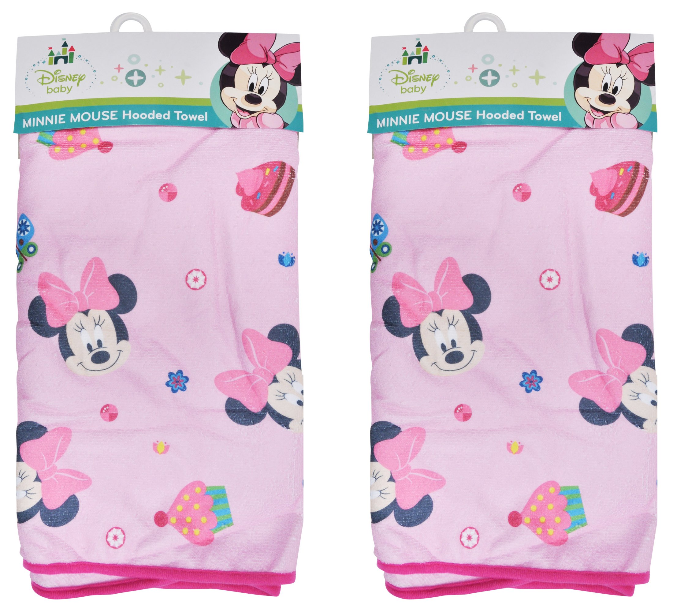 Amazon.com : Minnie Mouse Deluxe Terrycloth Washcloths : Baby