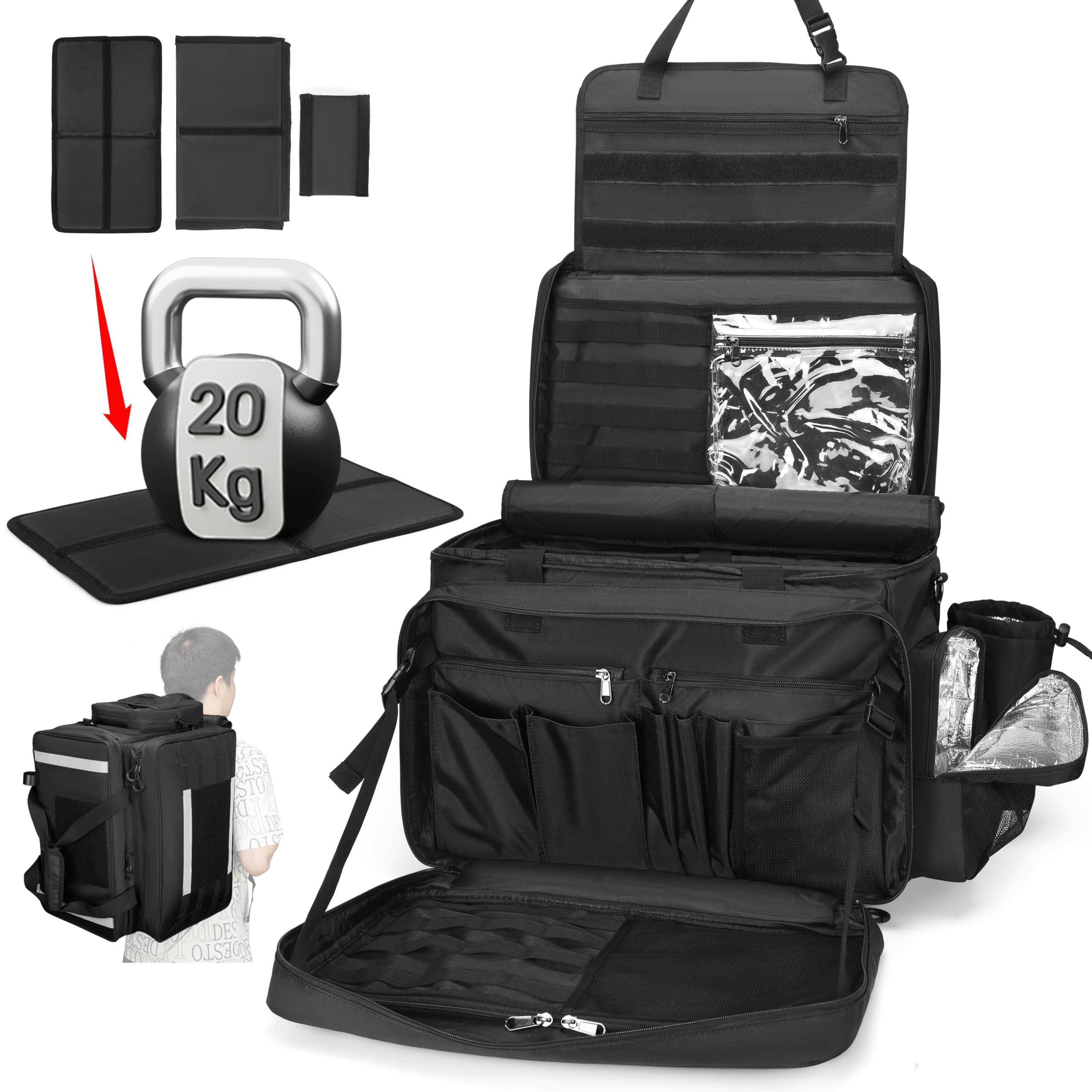 Hritok Patrol Bag Law Enforcement, Car Organizer for Vehicle, Police ...