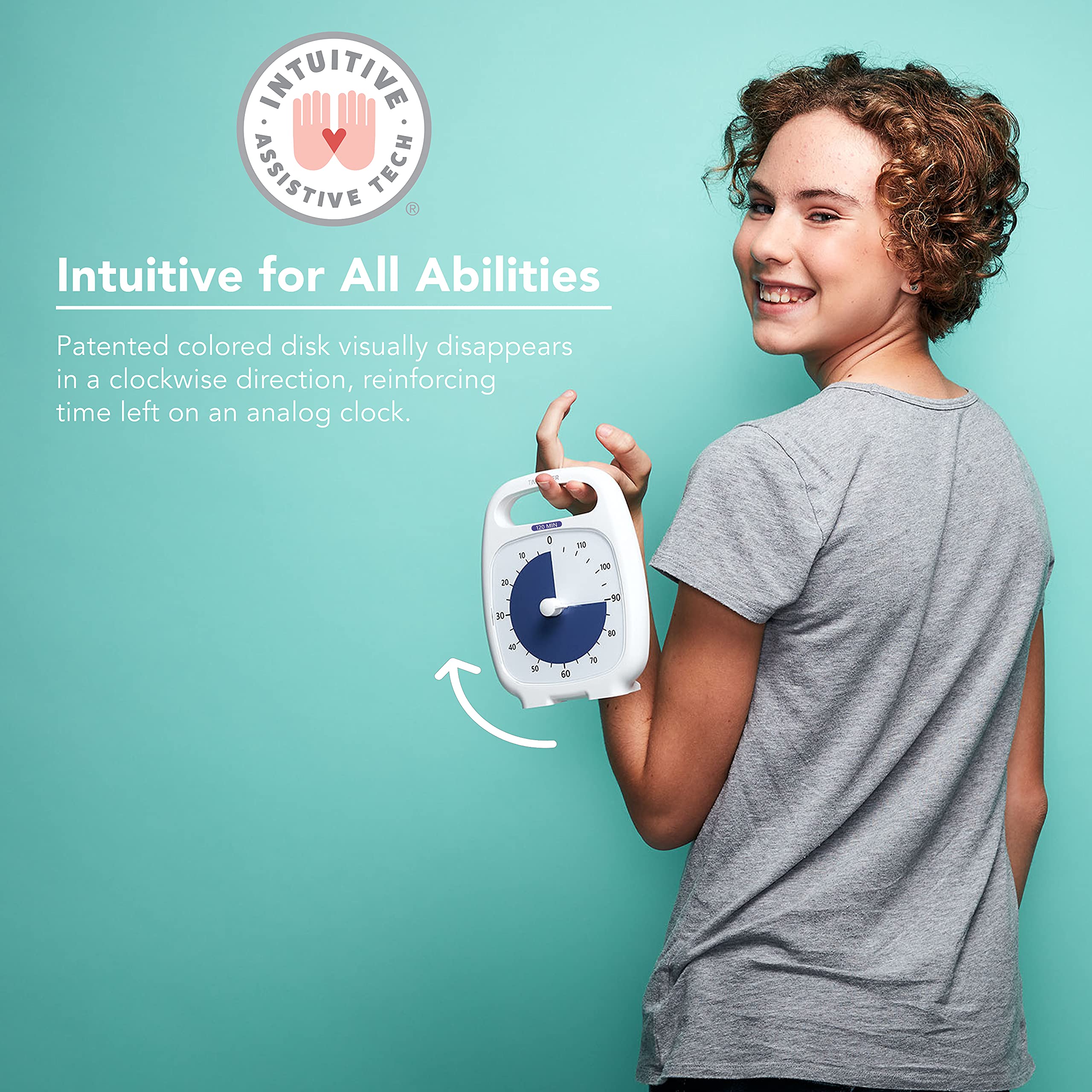 Mua TIME TIMER PLUS 120 Minute Desk Visual Timer Countdown Timer with Portable Handle for ...