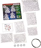 Amazon.com: Beadery Holiday Beaded Ornament Kit, Snow Crystals, 3.5 ...