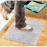 New Clean Step Mat Super Absorbent Doormat Microfiber Washable: Amazon ...
