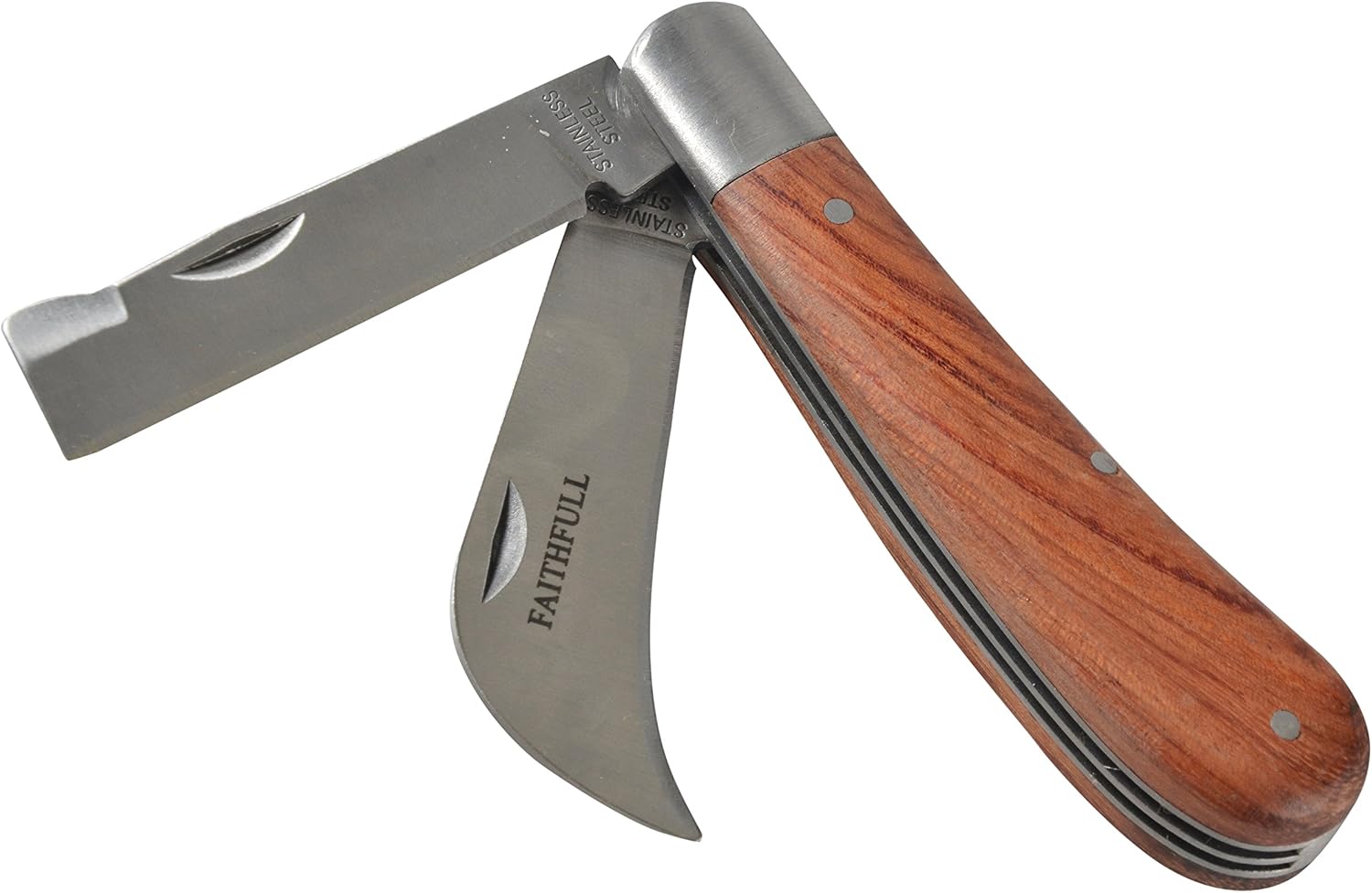 Faithfull Tools FAISAMKTWIN Gardening Knives, Black: Amazon.co.uk ...