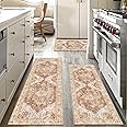 Amazon.com: Yamaziot Boho Washable Kitchen Rugs Sets of 3, Non Slip ...
