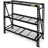 Amazon.com: Dewalt 4-Foot Tall, 3 Shelf Steel Wire Deck Industrial ...