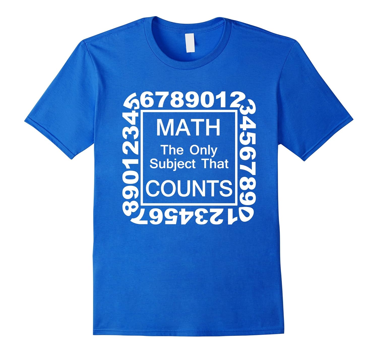 Math – The Only Subject That Counts T-Shirt Funny Number Tee-TD – Teedep
