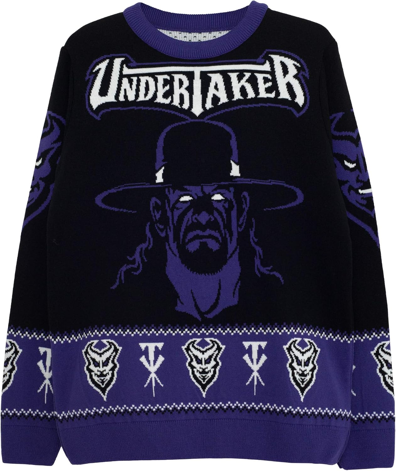 WWE Undertaker Men's Knitted Jumper | Official Merchandise ...