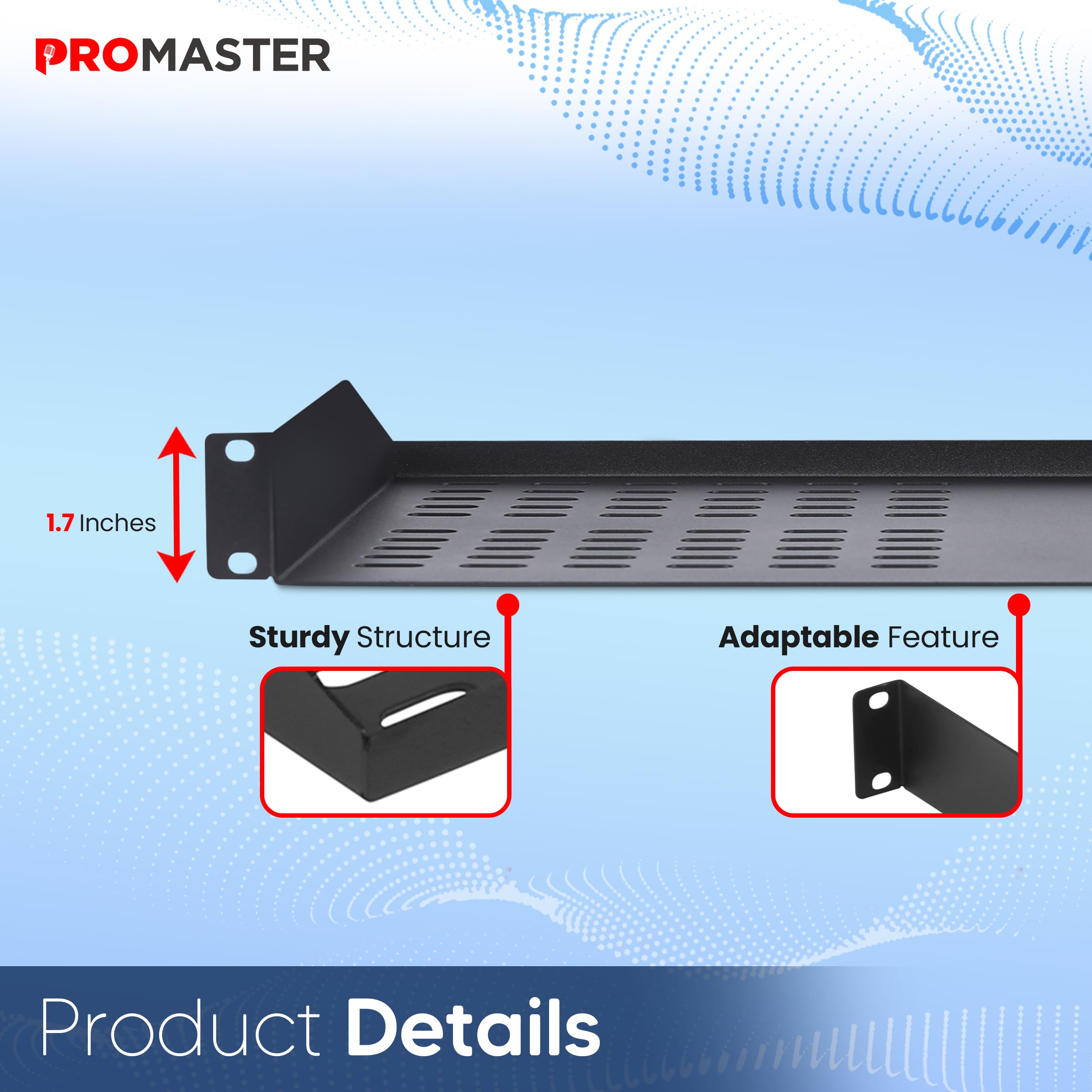 Mua ProMaster Server Vented Shelf - 19 Inches, 10'' Deep, 1U Universal ...