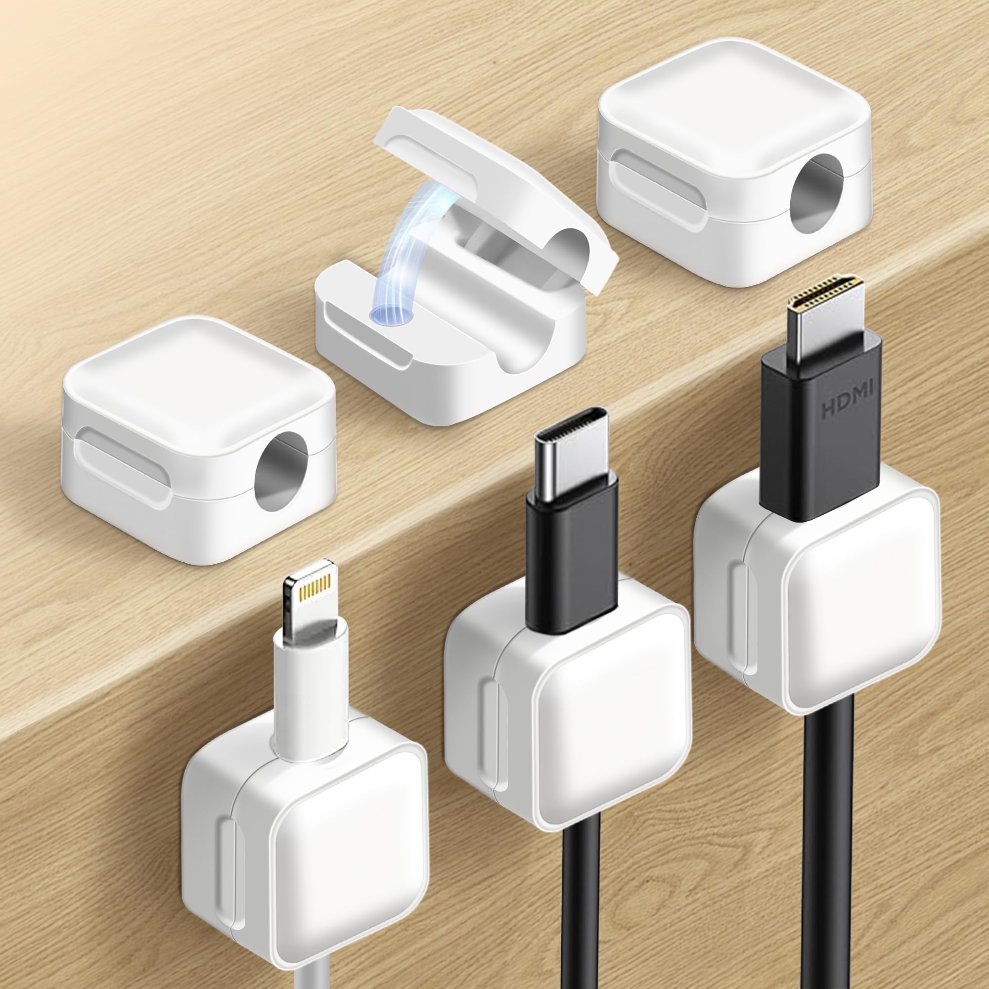 Mua Cable Holder, Magnet, Cable Clip, 2024 Ultra-thin, Compatible with ...