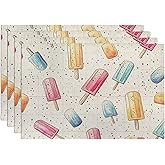 Amazon.com: Honey Bee Placemats Set of 6 Summer Plastic Table Mats ...