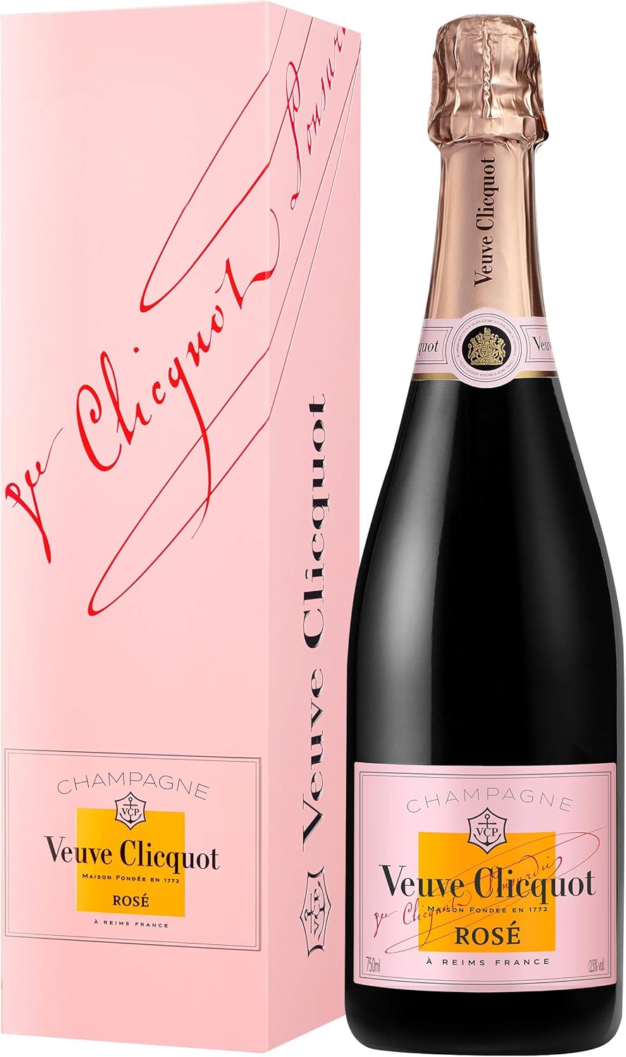 VEUVE CLICQUOT-Champagne Veuve Clicquot Brut Rosé x1: Amazon.fr: Epicerie