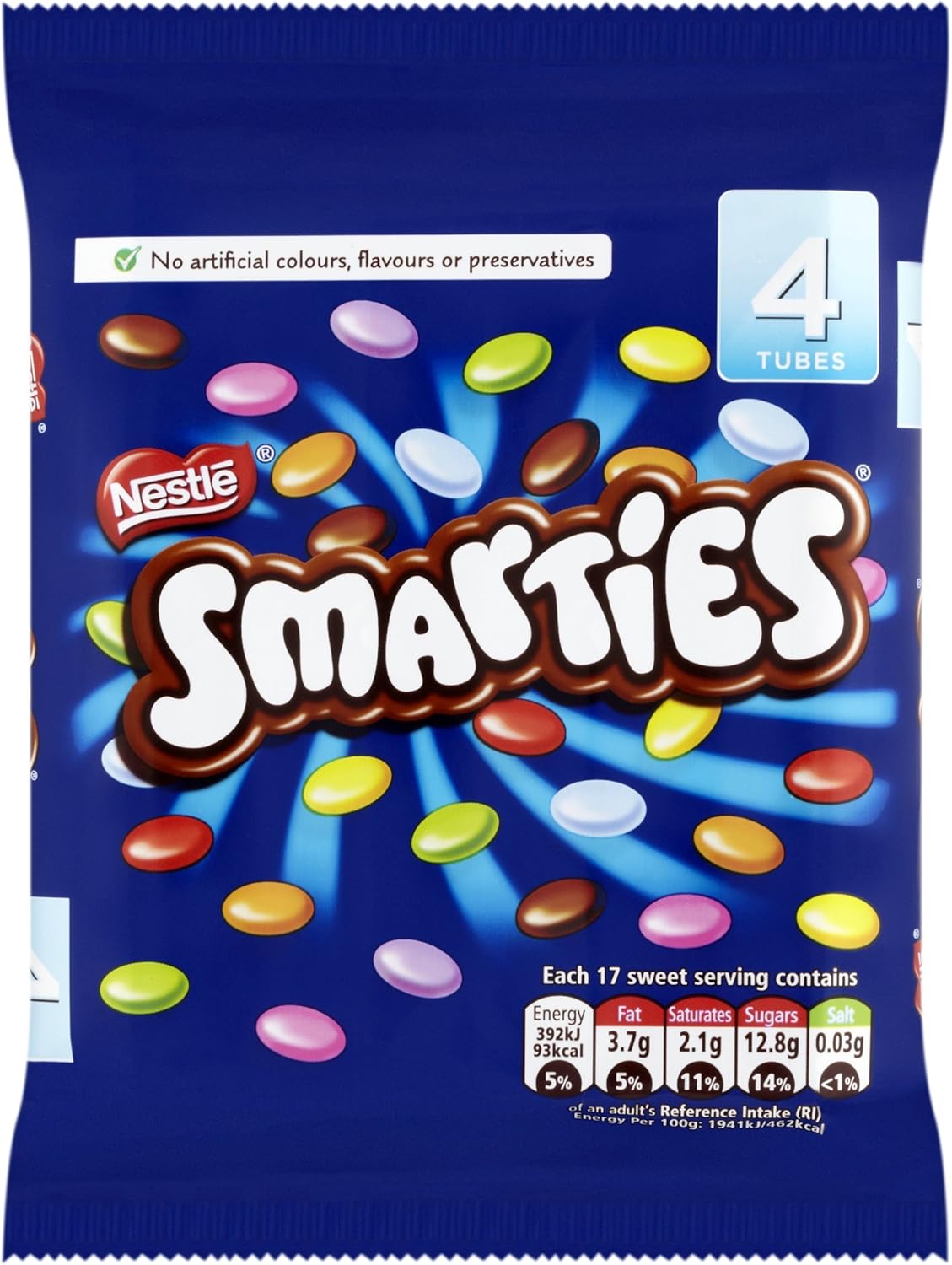 Smarties Hexatube Multipack, 4x 38 g: Amazon.co.uk: Prime Pantry