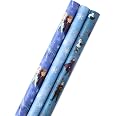 Amazon.com: Hallmark Disney's Frozen 2 Wrapping Paper with Cut Lines ...